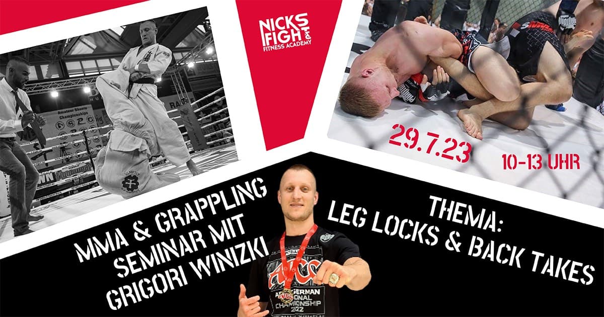 Grappling und MMA Seminar mit Grigori Winizki - German Top Team Leipzig
